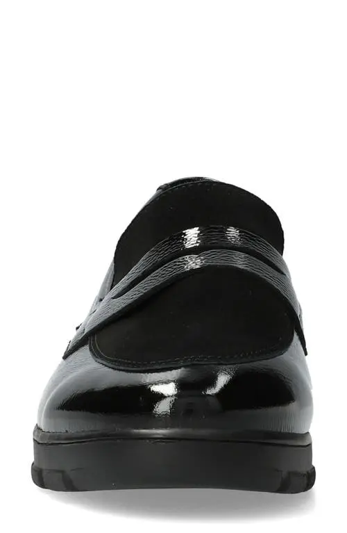 Mephisto Carima Penny Loafer - Black Patent