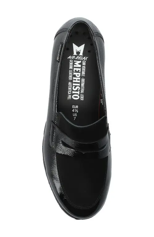 Mephisto Carima Penny Loafer - Black Patent
