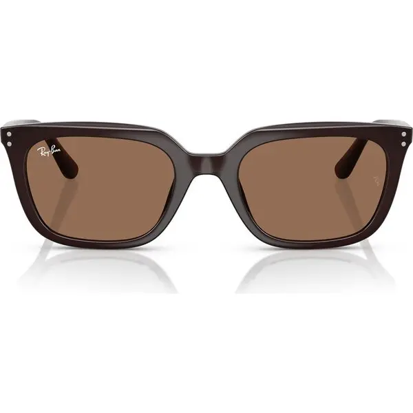 Ray-ban 54mm Square Sunglasses - Opal Brown