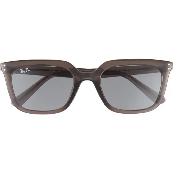 Ray-ban 54mm Square Sunglasses - Transparent Grey