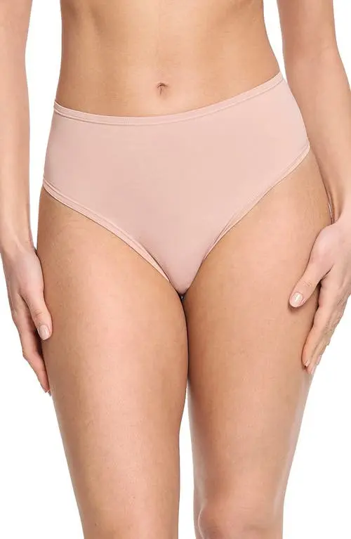 Hanky Panky Yourfit™ High Waist Thong - Almond Milk