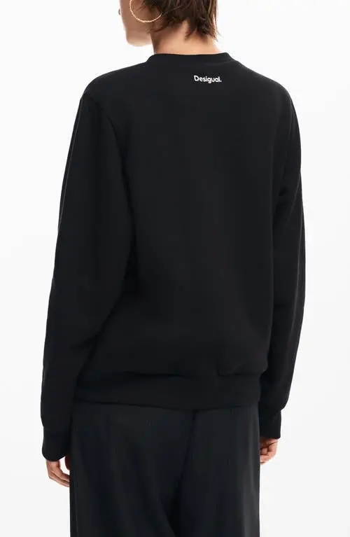 Desigual Mickey Mouse Embellished Sweatshirt