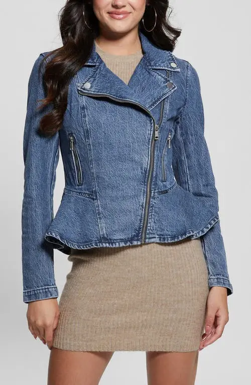 Guess Denim Moto Jacket