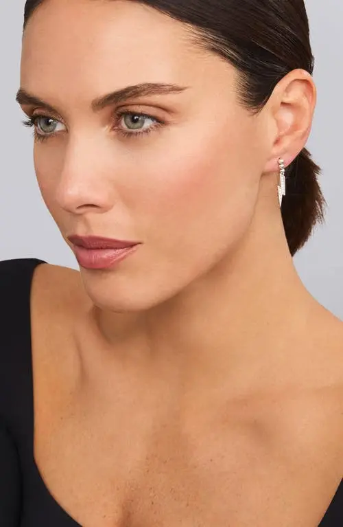 Lagos Caviar Spark Diamond Lightning Drop Earrings