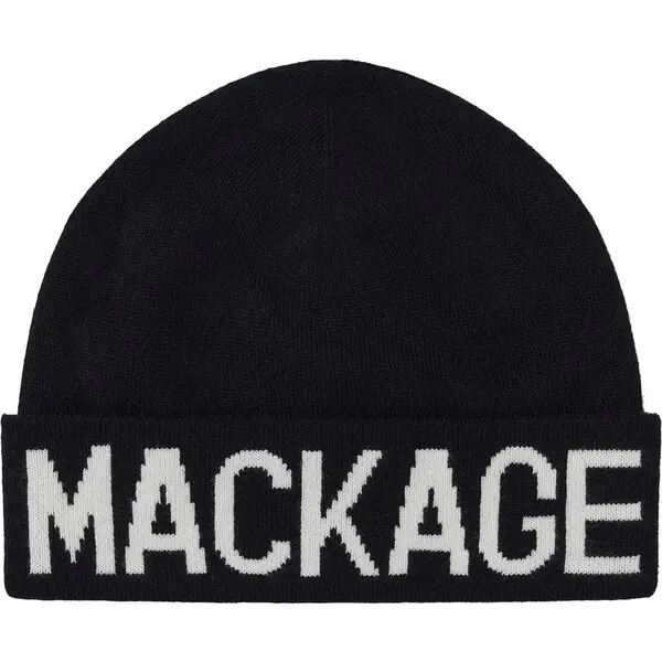 Mackage Kiko Merino Wool Blend Beanie - Black