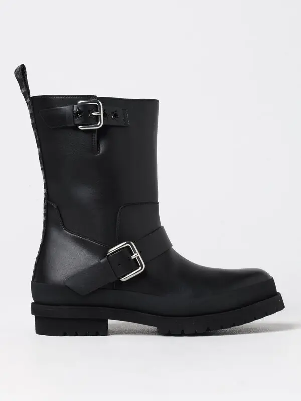 Stella McCartney Leather Buckled Boots - Black