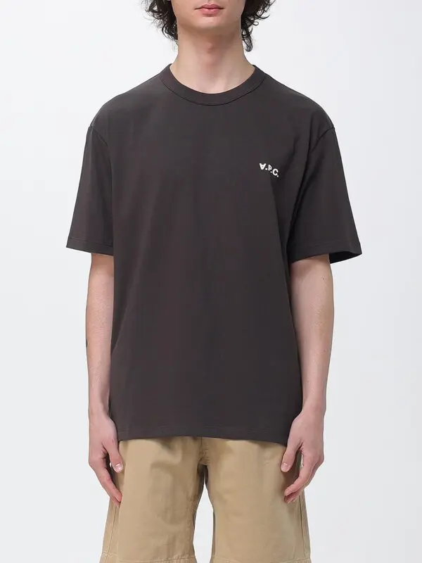 A.p.c. Crewneck T-shirt - Brown