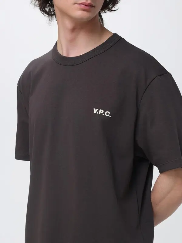 A.p.c. Crewneck T-shirt - Brown