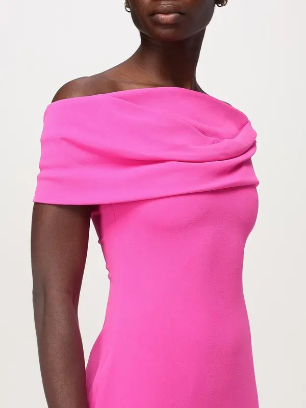 Solace London Off-the-shoulder Mini Dress - Pink