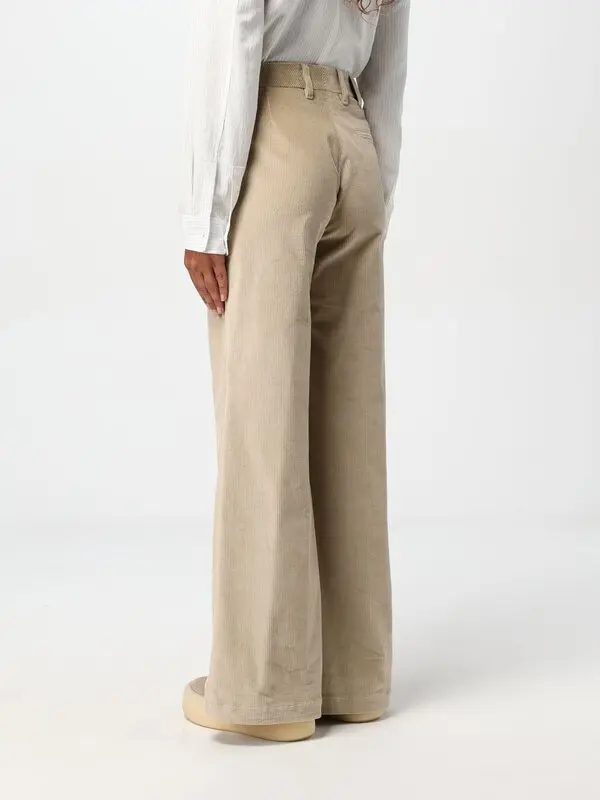 Jacob Cohen Wide Leg Corduroy Trousers - Beige
