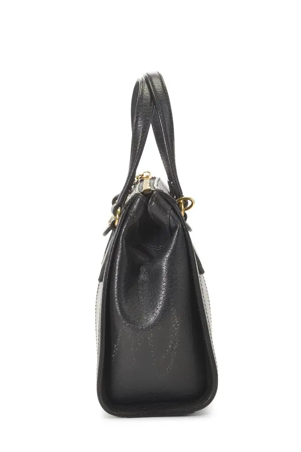 Gucci Leather Ophidia Tote - Black