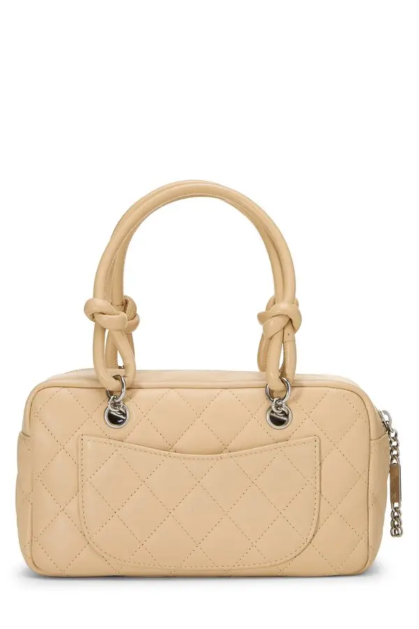 Chanel Lambskin Cambon Bowler Bag
