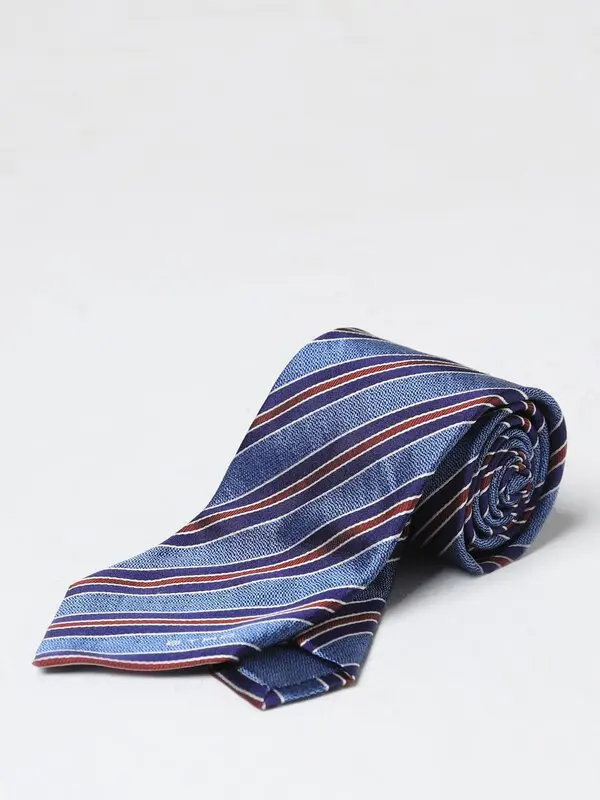 Etro Striped Neck Tie - Gnawed Blue