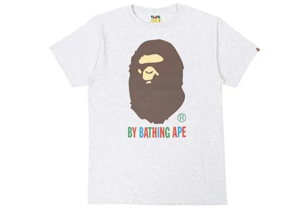 A BATHING APE Colors Bathing Ape Tee Shirt - Gray