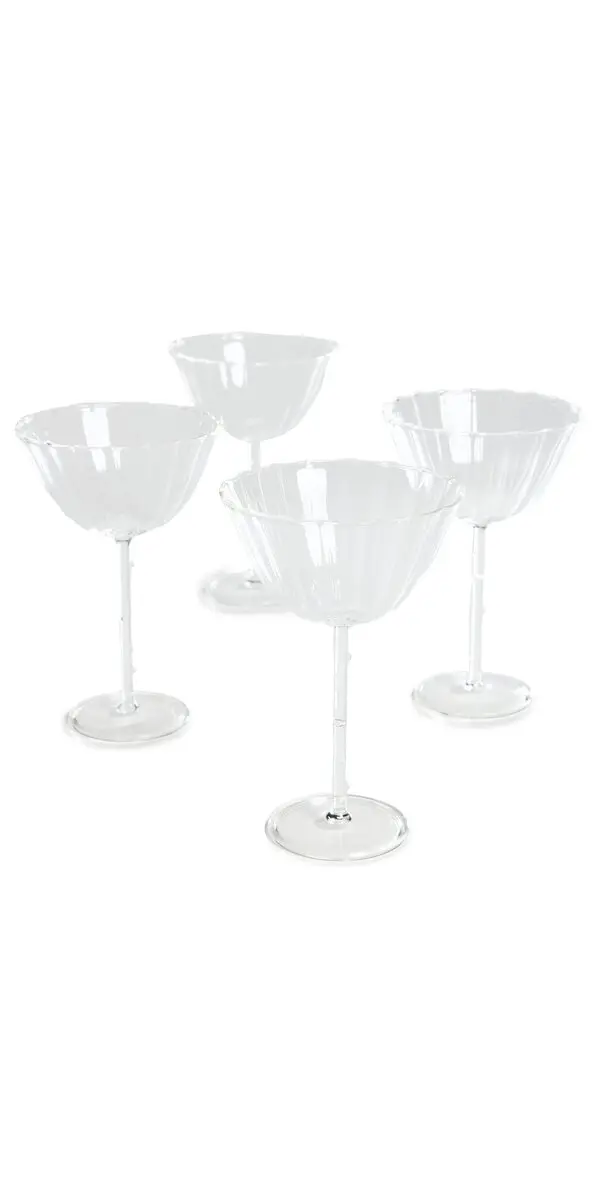 SOPHIE LOU JACOBSEN Cosmo Coupe Glass Set