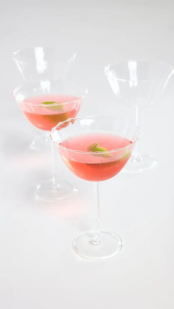 SOPHIE LOU JACOBSEN Cosmo Coupe Glass Set