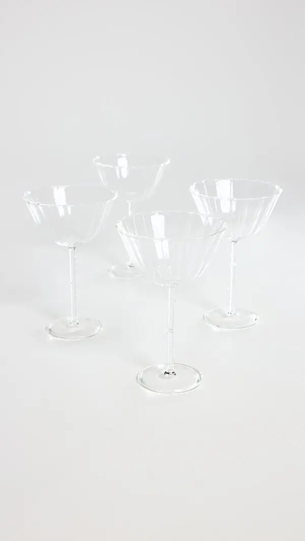 SOPHIE LOU JACOBSEN Cosmo Coupe Glass Set