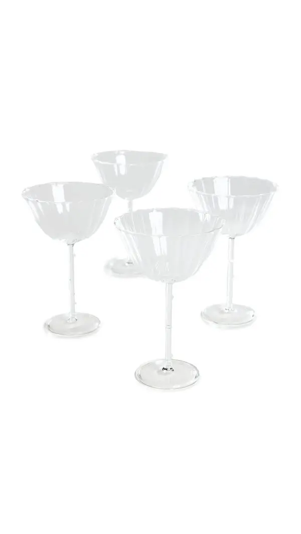 SOPHIE LOU JACOBSEN Cosmo Coupe Glass Set