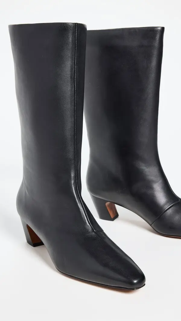 LOEFFLER RANDALL Cleo Kicked Heel Mid-calf Boots