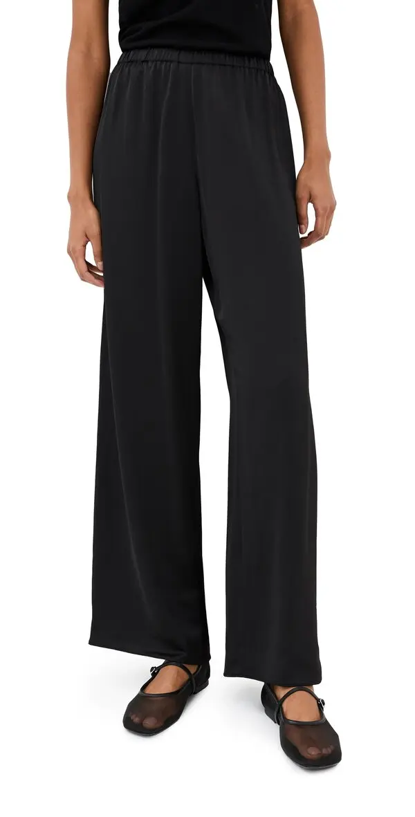 Jenni Kayne Demi Wide Leg Pants - Black