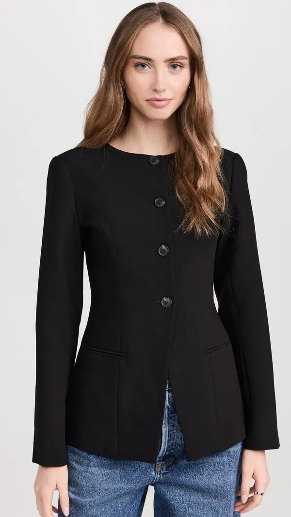 ALIGNE Daphne Long-waisted Blazer - Black