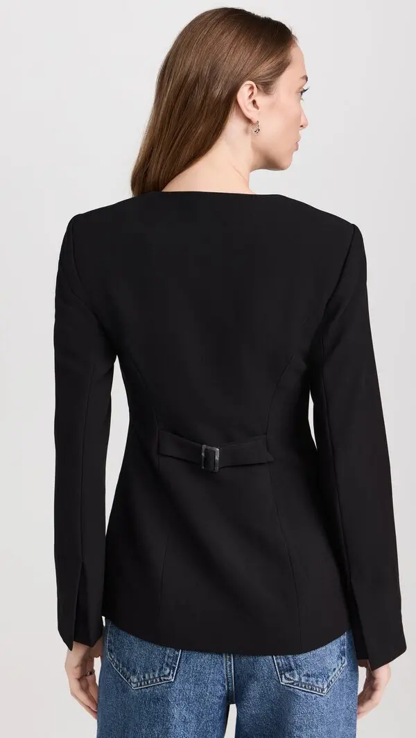 ALIGNE Daphne Long-waisted Blazer - Black