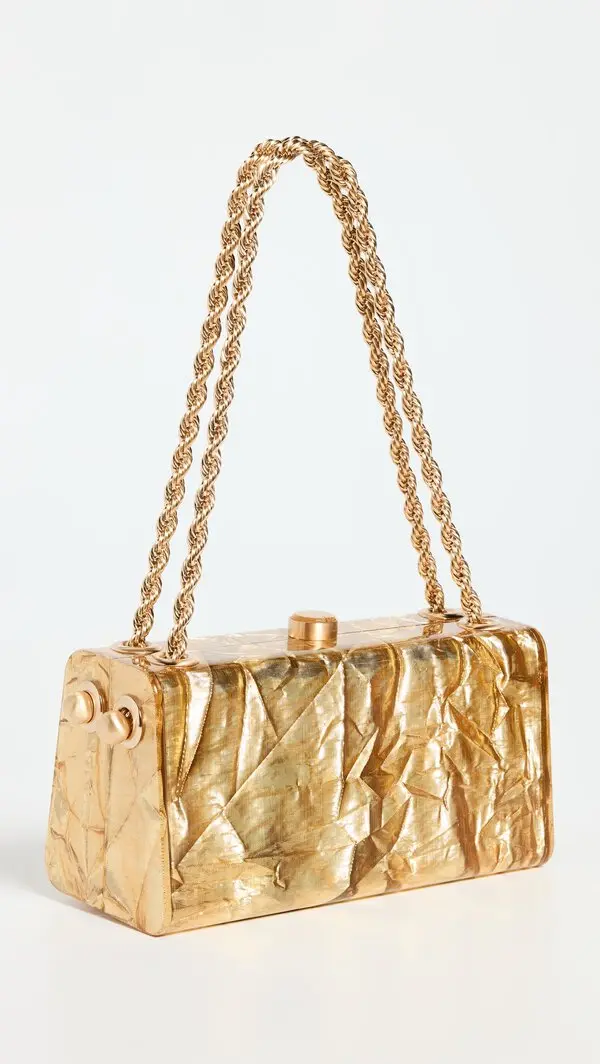 Cult Gaia Hajar Shoulder Bag - Gold