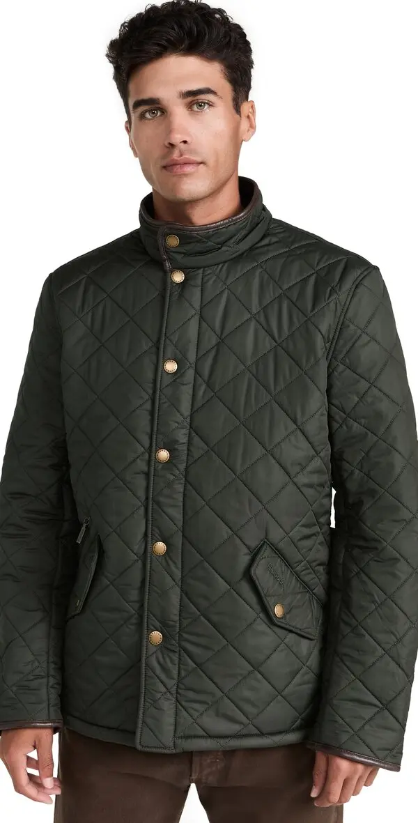 Barbour Powell Quilted Jacket - Sage