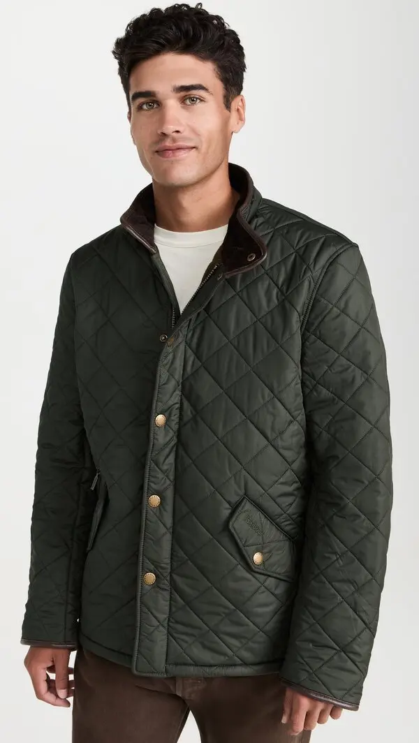 Barbour Powell Quilted Jacket - Sage