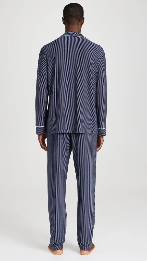 Eberjey William Modal Striped Long Pjs