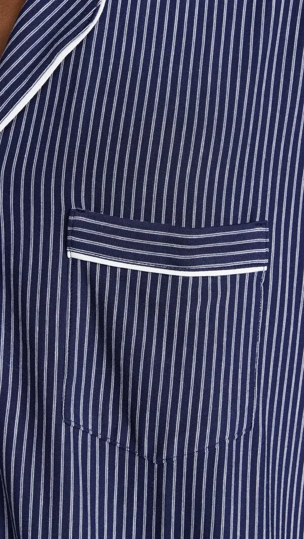 Eberjey William Modal Striped Long Pjs