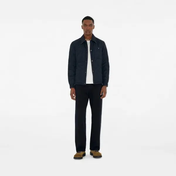 Burberry Reversible Quilted Nylon Overshirt - Navy