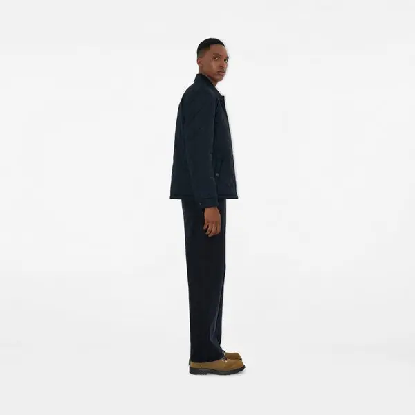 Burberry Reversible Quilted Nylon Overshirt - Navy