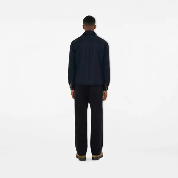 Burberry Reversible Quilted Nylon Overshirt - Navy