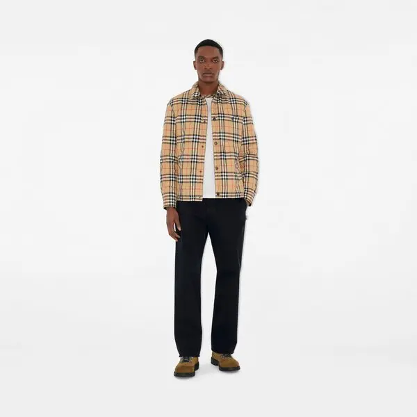 Burberry Reversible Quilted Nylon Overshirt - Navy