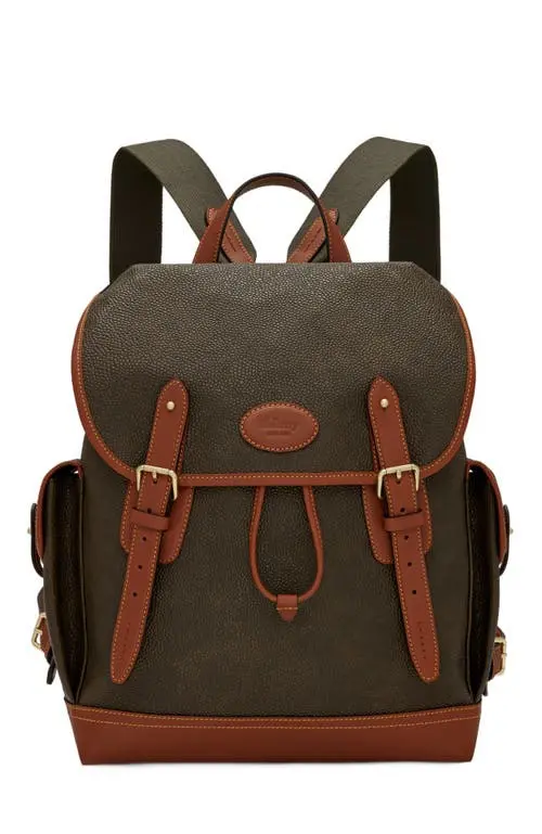 Mulberry Heritage Eco Scotchgrain Backpack - Mole-cognac