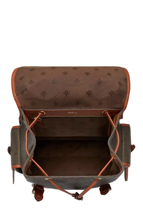 Mulberry Heritage Eco Scotchgrain Backpack - Mole-cognac