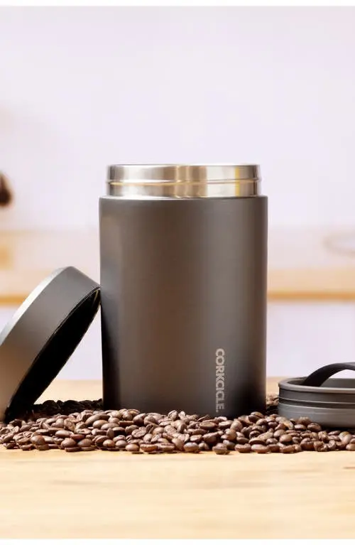 CORKCICLE Keep Fresh Coffee Canister - Ceramic Slate