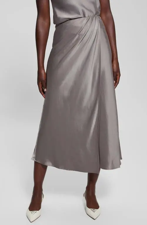Guess Anastasia Satin Maxi Skirt