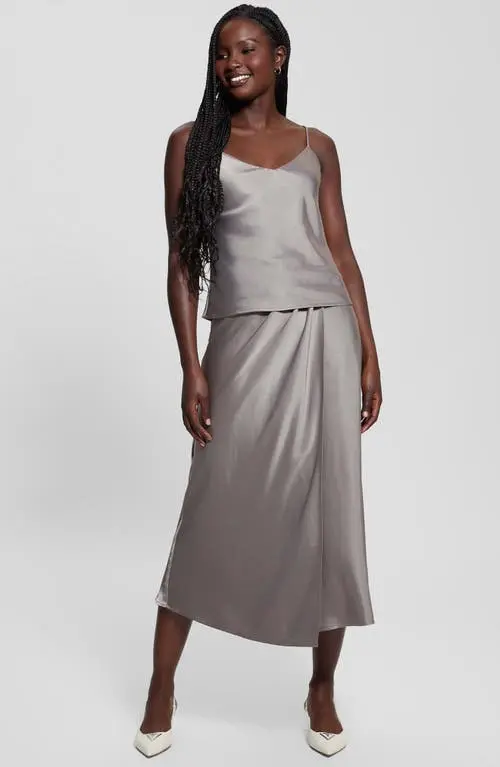 Guess Anastasia Satin Maxi Skirt