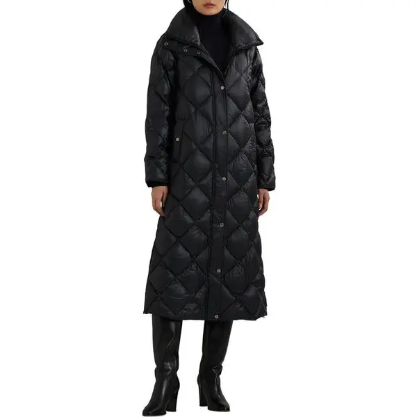 Ralph Lauren Soft Quilted Down Front Coat