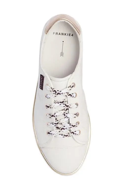 FRANKIE4 Nat Iii Cap Toe Sneaker - White/gold