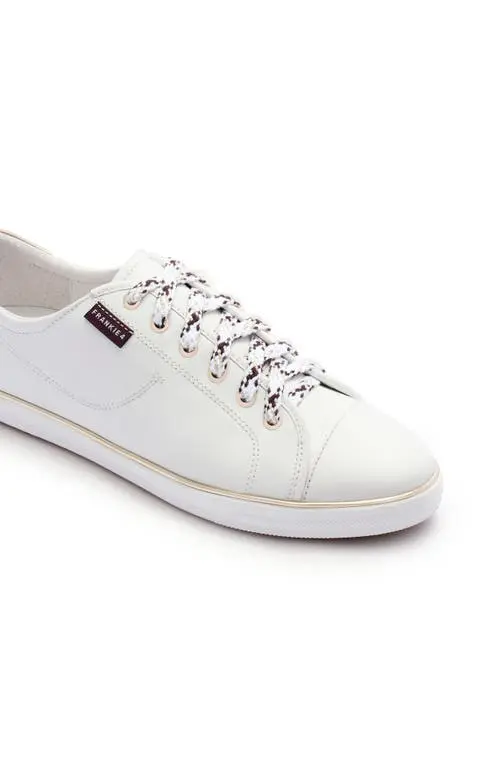 FRANKIE4 Nat Iii Cap Toe Sneaker - White/gold