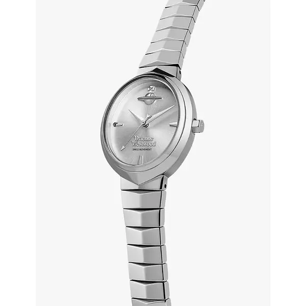VIVIENNE WESTWOOD Armour Stainless-steel Quartz Watch - Silver