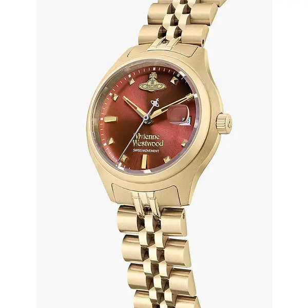 VIVIENNE WESTWOOD Little Camberwell Stainless-steel Quartz Watch - Gold