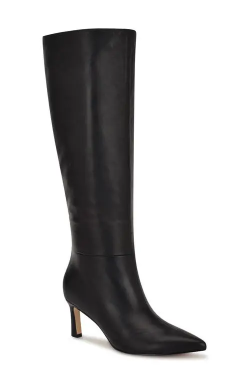 Nine West Lorthey Knee High Boots - Black