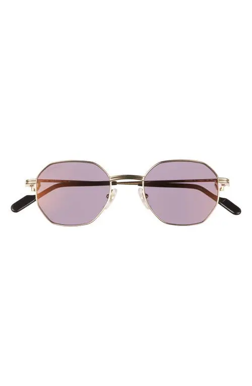 CARTIER Octagon Frame Sunglasses - Dark Gold