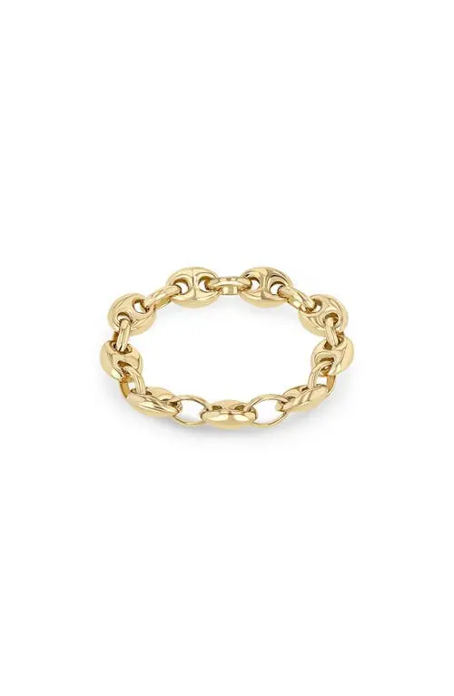 Zoe Chicco Mariner Chain Ring - 14k Yellow Gold