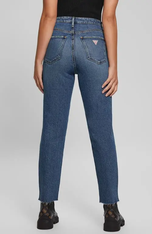 Guess High-rise Ankle Mom Jeans