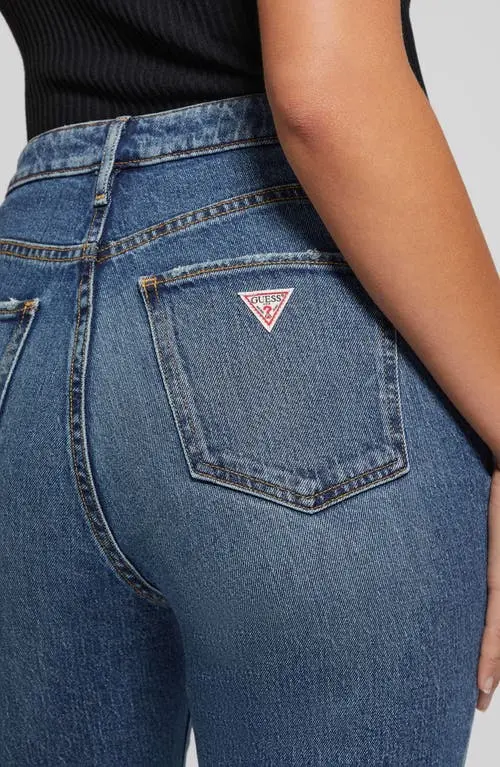 Guess High-rise Ankle Mom Jeans